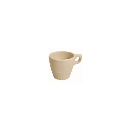 Taza Cafetera Beige Clásica de 200 ml de Melamina Tipo Plástico Tavola
