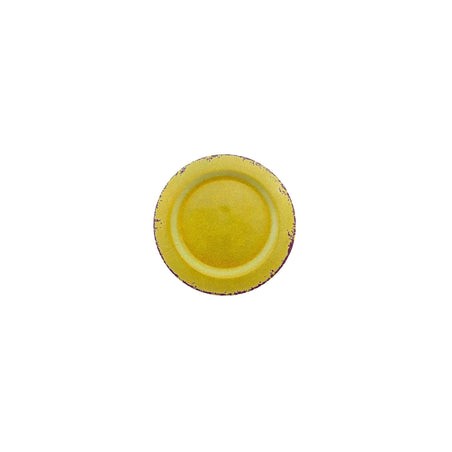 Plato Trinche Redondo 25 cm Melamina tipo Plástico Amarillo Enayel ...