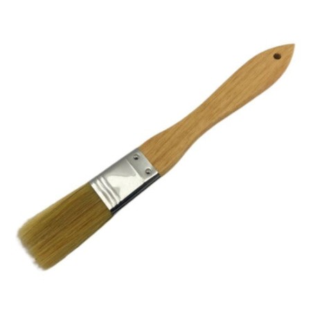Brocha de Madera para Cocina Mediana con Cuerdas Sintéticas de 20 cm ...